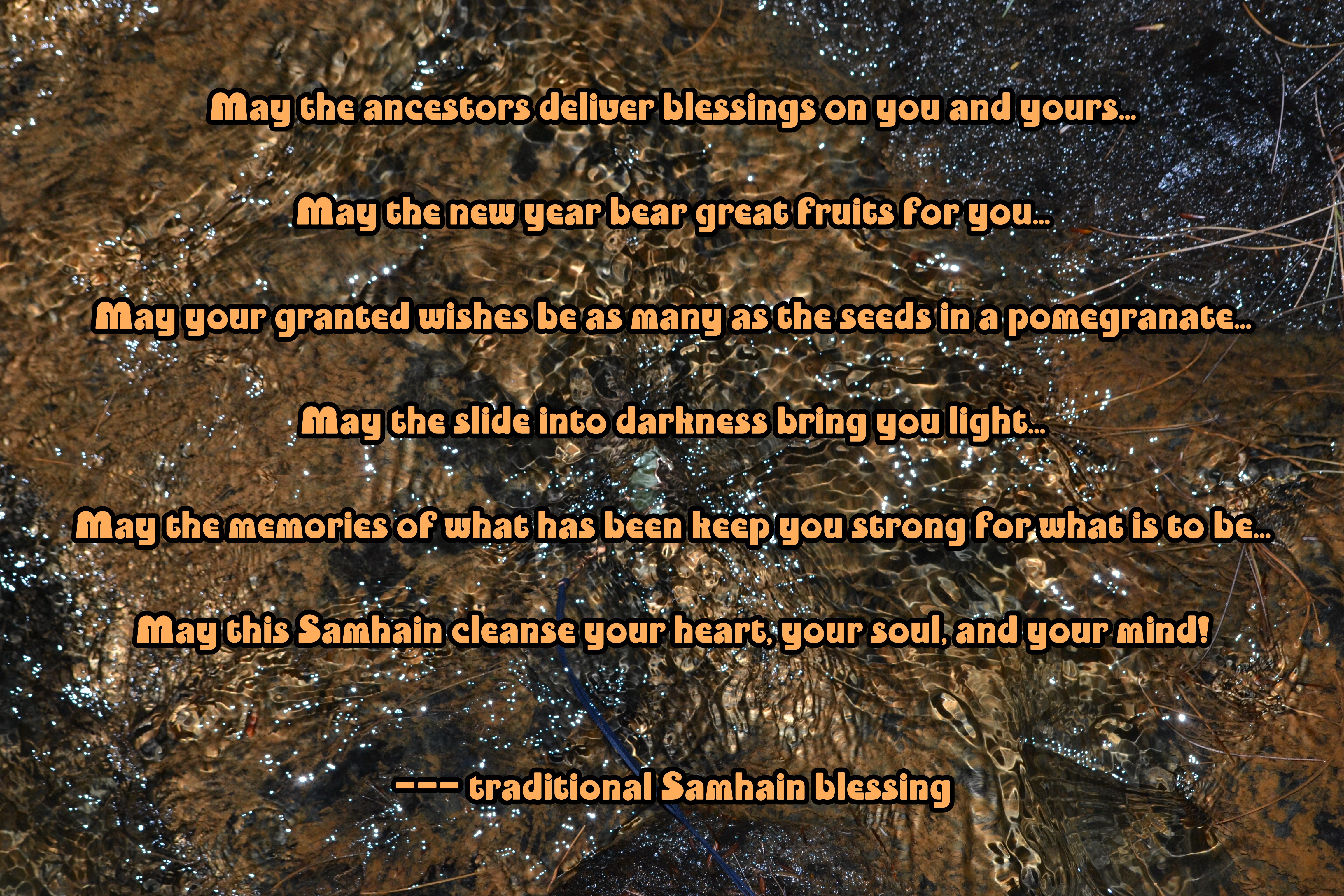 Samhain Blessings | Reflections of Riverman